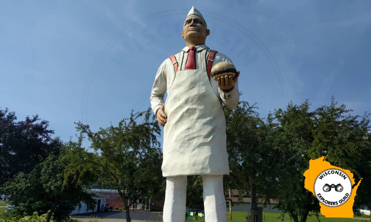 Hamburger Charlie Statue in Seymour, Wisconsin | Wisconsin Explorers Guild